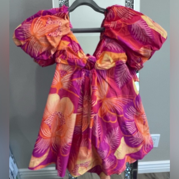 FARM Rio | Dresses | New Farm Rio Summer Garden Ombr Floral Mini Dress ...